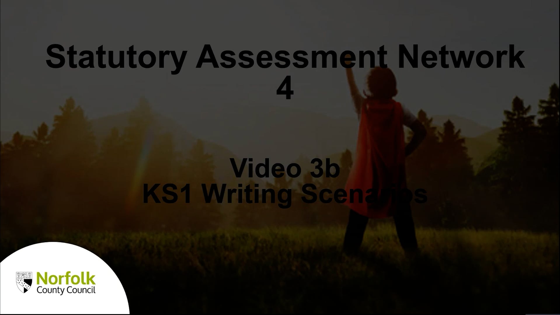 KS1 Statutory Assessment Network 4 Video 3b: Writing Scenarios on Vimeo