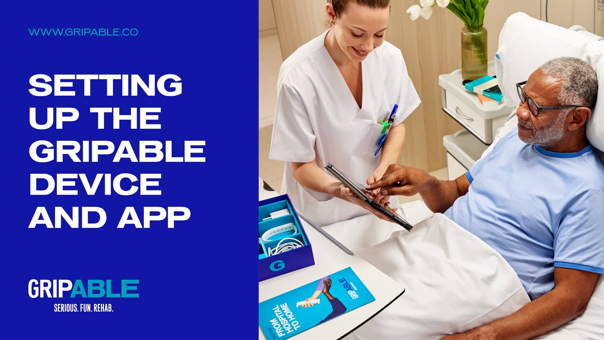 Setting up the GripAble device and app - Gripable explained on Vimeo