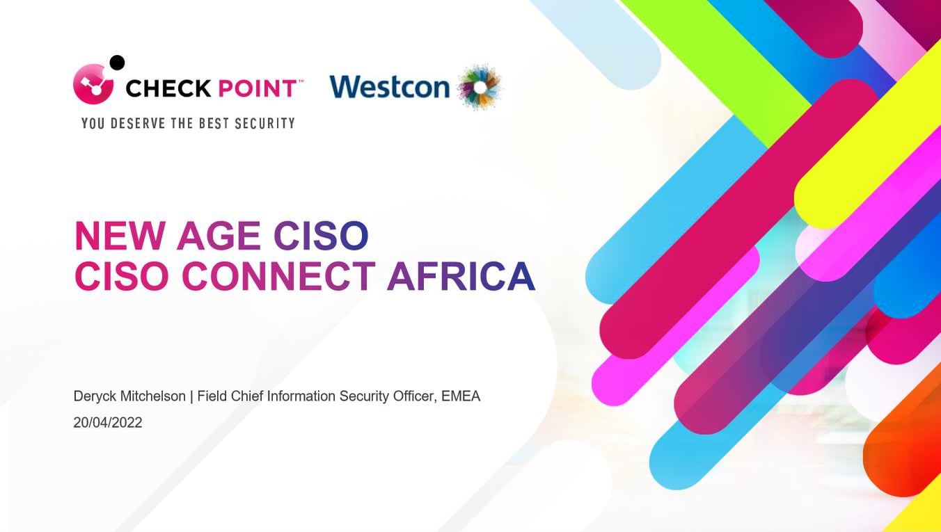 CISO Connect, Africa on April 20 on Vimeo