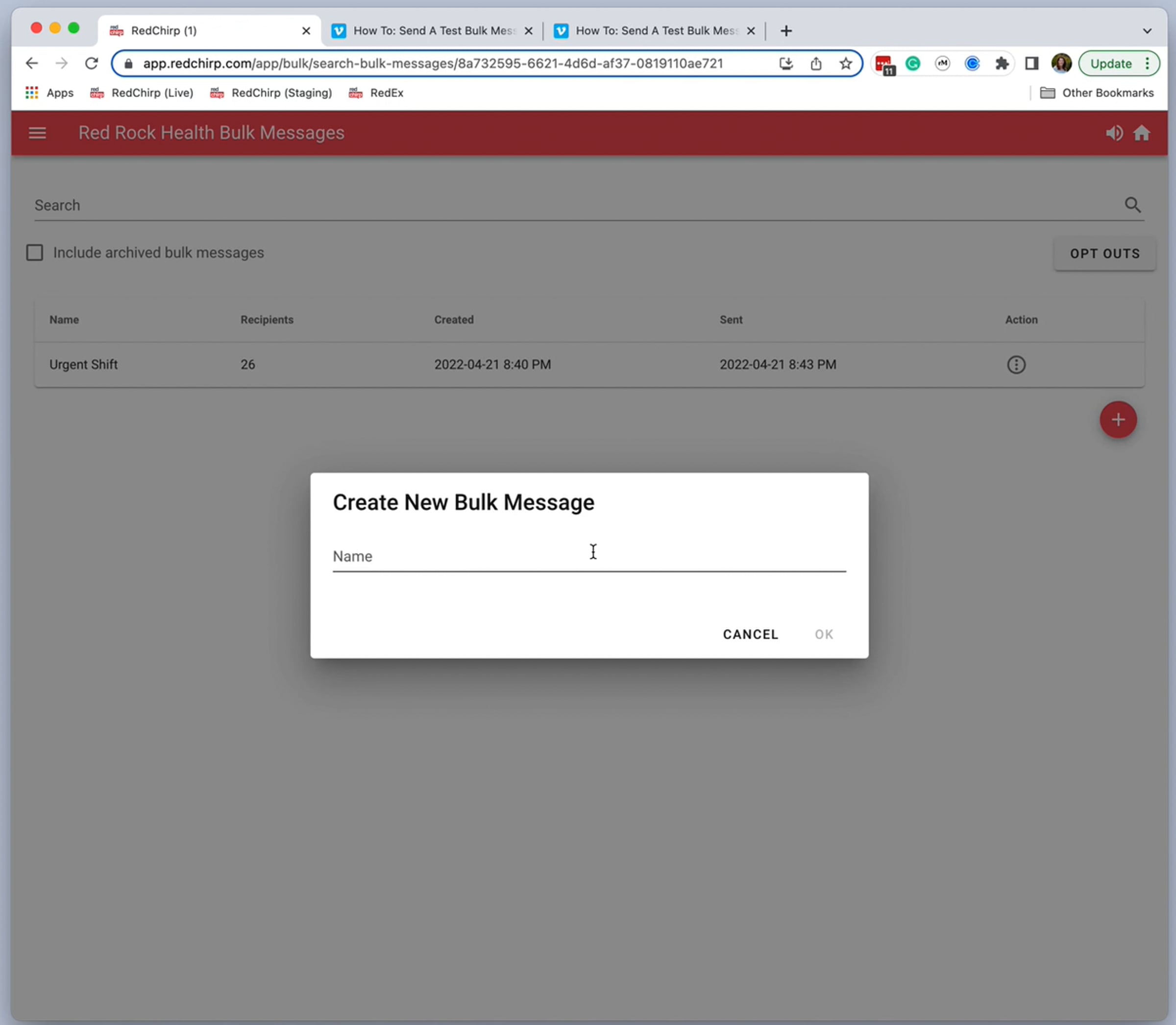 How To: Send a Bulk Message