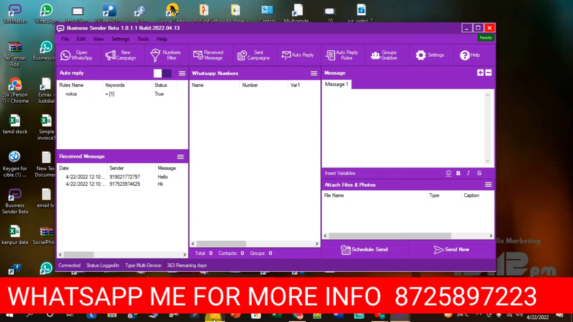 Bot master software on Vimeo