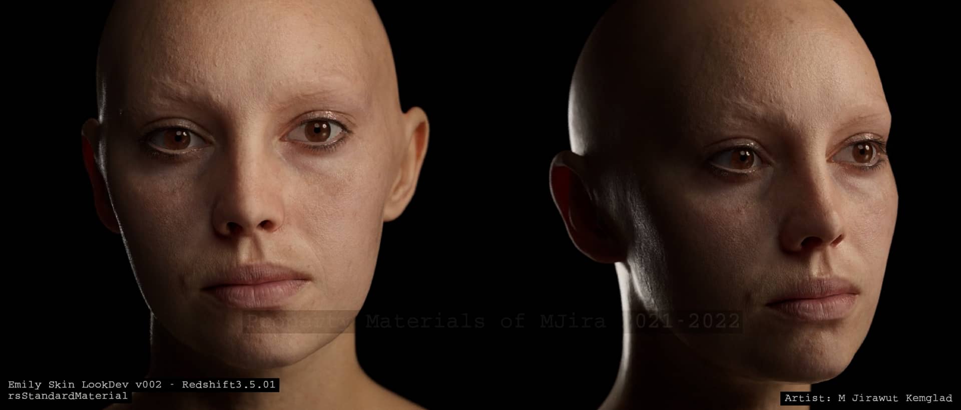 MJira - Emily Skin Lookdev v002 - Redshift 3.5.01 - rsStandardMaterial ...