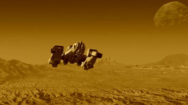 Uranus Rover Landing Animation