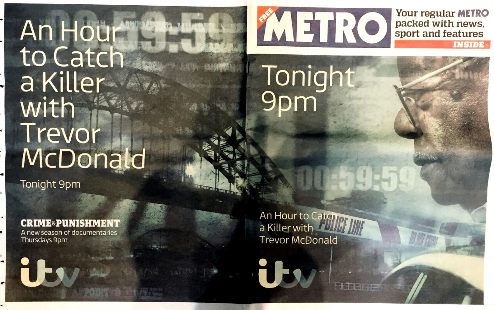 ITV1: HOUR TO CATCH A KILLER copyright ITV studios. No unauthorised use ...