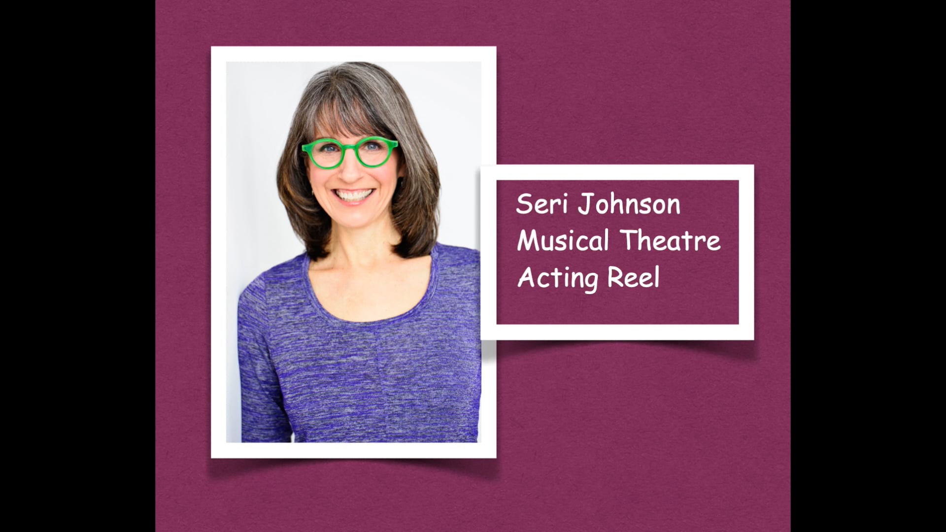 Seri Johnson Musical Theatre Reel.mp4 on Vimeo