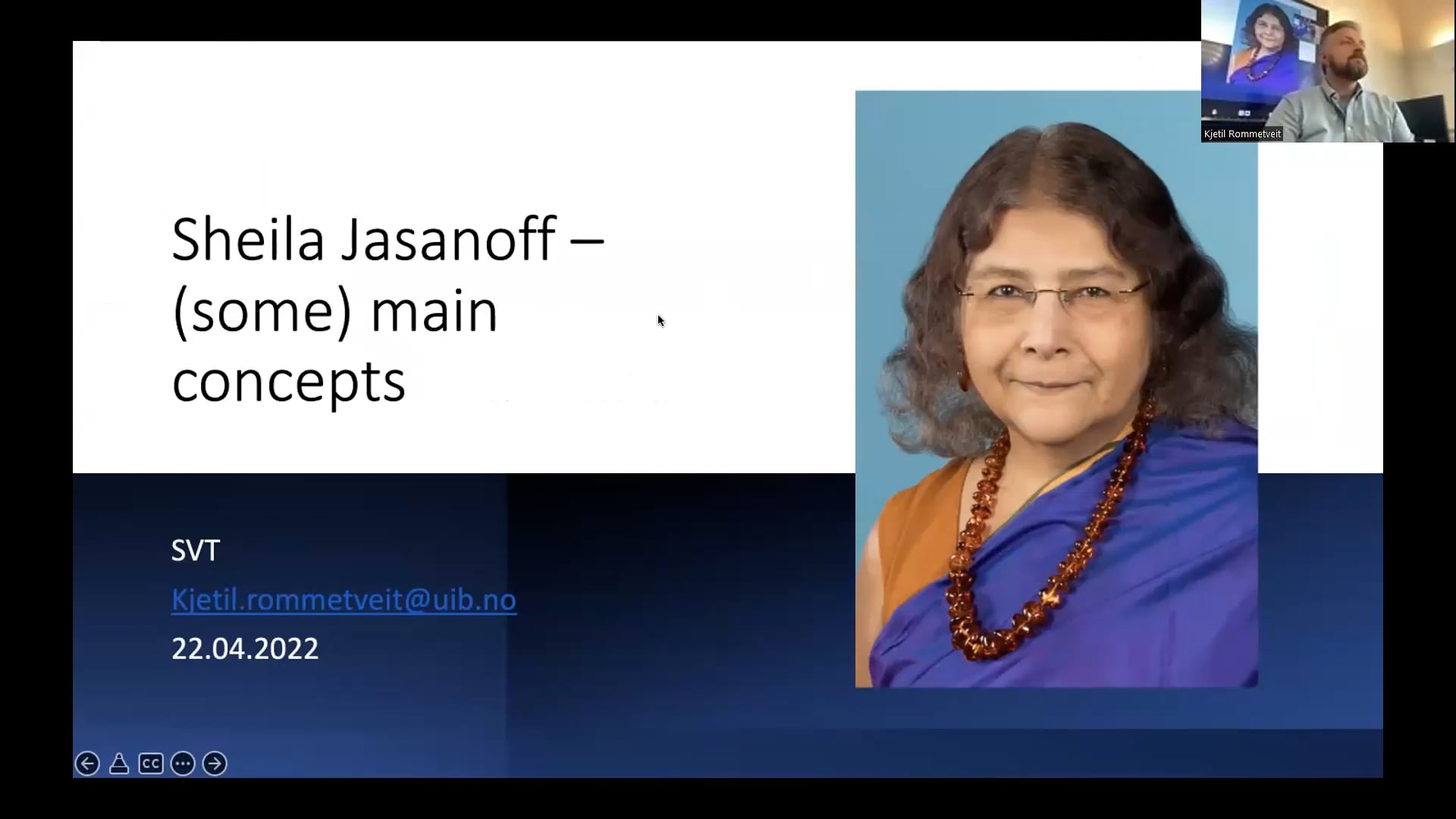 Sheila Jasanoff - Main concepts.mp4 on Vimeo