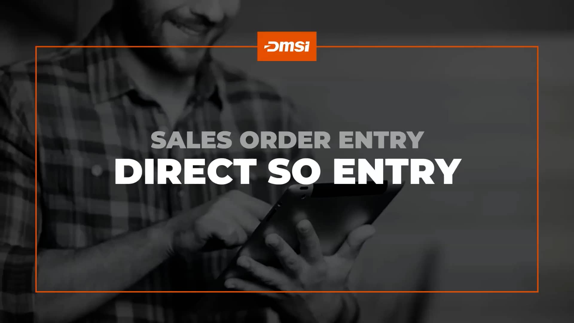 Direct SO Entry on Vimeo