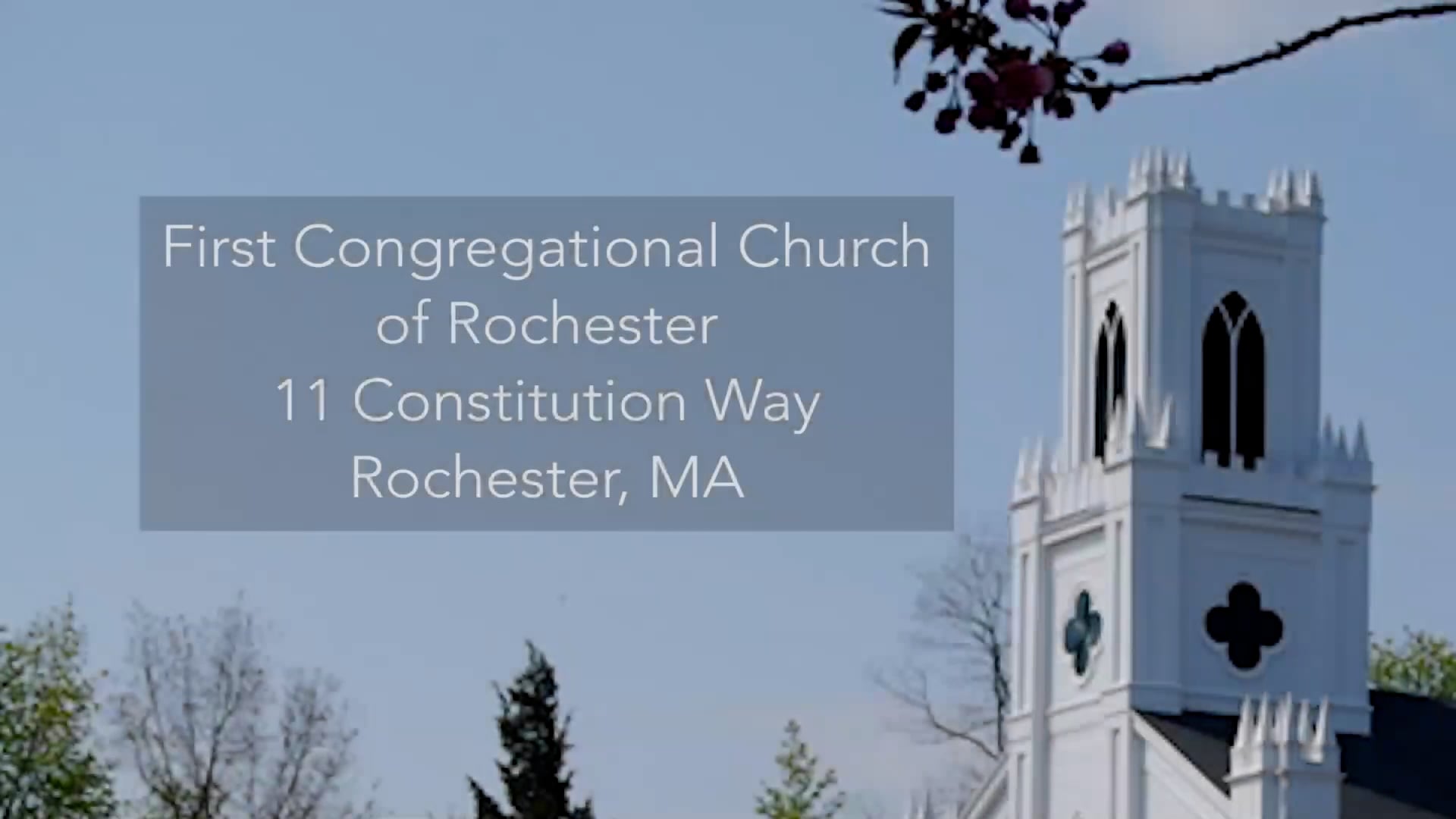 First Congregational Church of Rochester - April 24th, 2022 on Vimeo