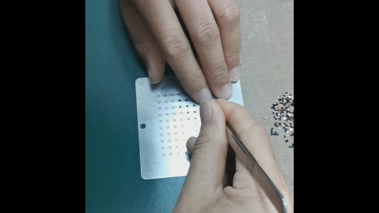 Factory Direct Supply 80*80mm ic reball plate BGA Reballing Station Kit ...