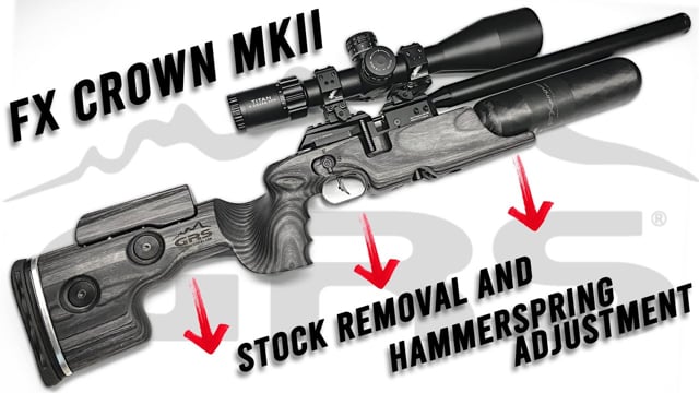 FX CROWN GRS STOCK REMOVAL AND HAMMERSPRING ADJUSTMENT - Airgun101