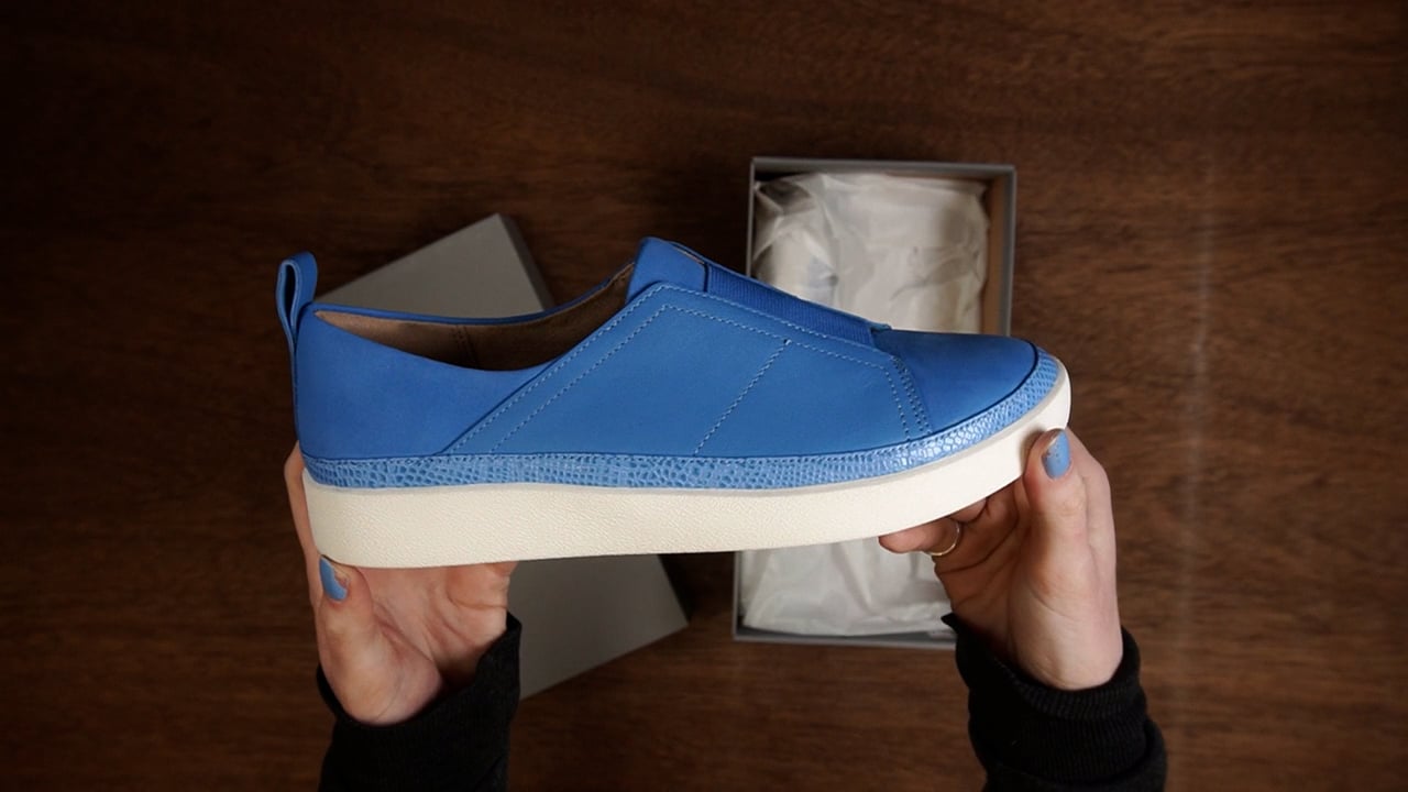 Vionic Women's Zinah Slipon Sneaker in Azure.mp4 on Vimeo