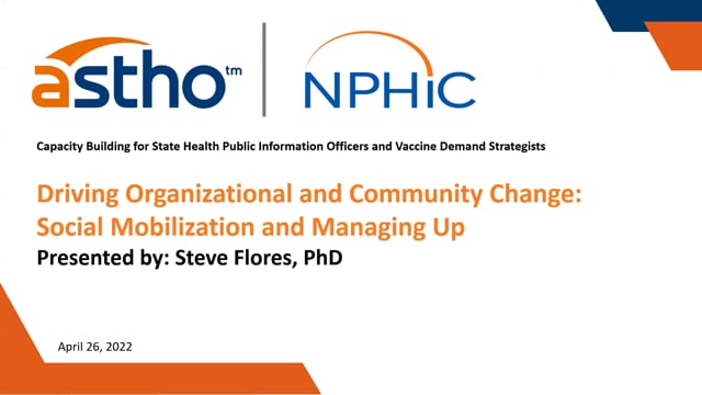 ASTHO/NPHIC Public Health Training on Vimeo