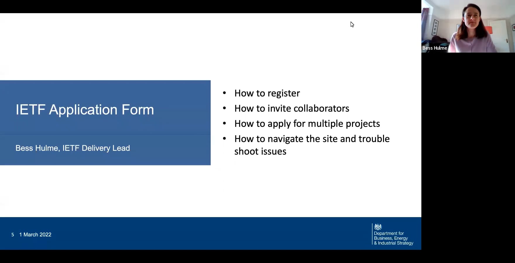 IETF Application Form on Vimeo