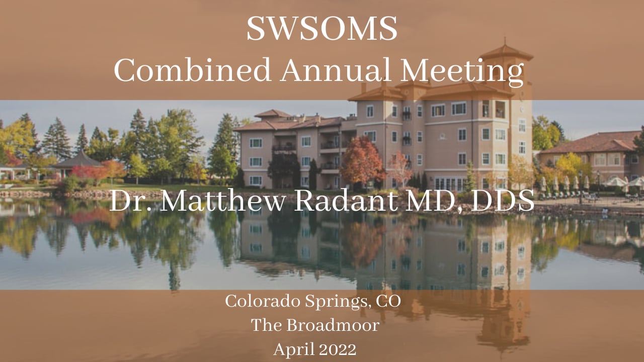 Dr. Matthew Radant on Vimeo