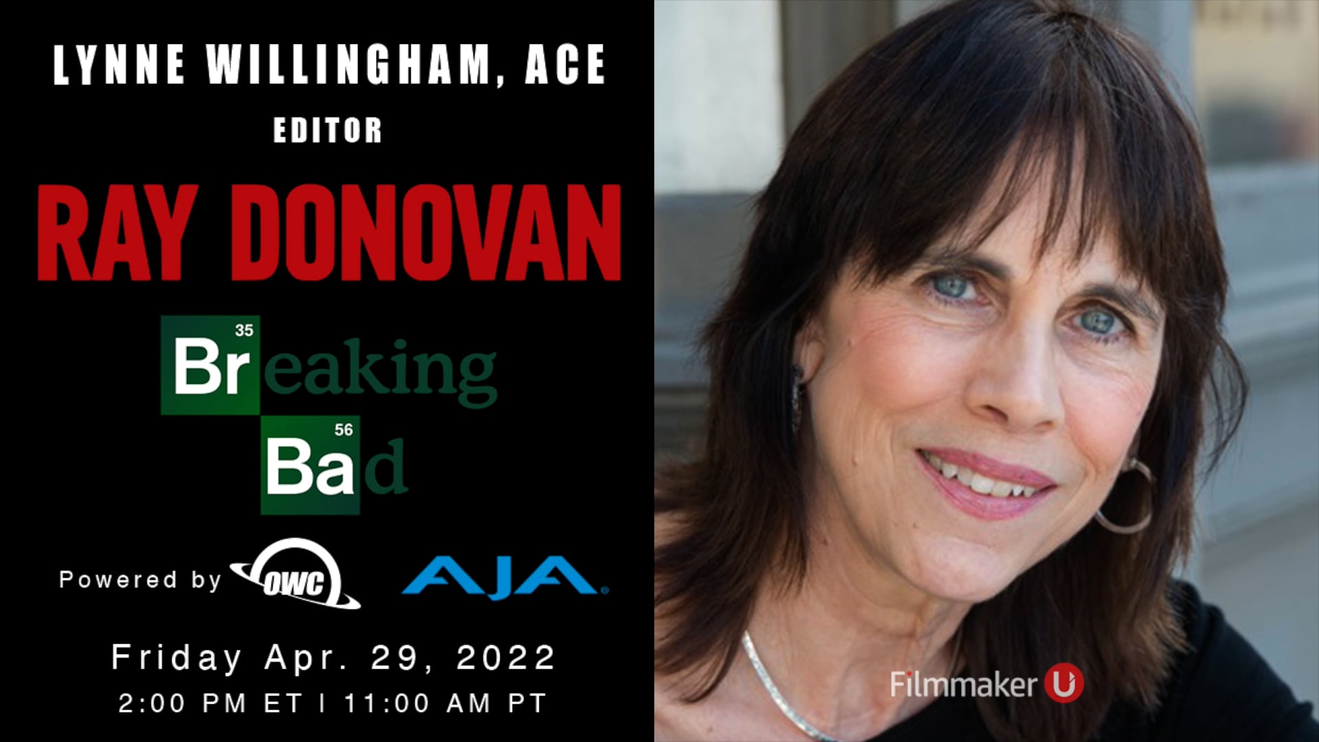 "Breaking Bad" Editor Lynne Willingham, ACE, Joins Filmmaker U on Vimeo