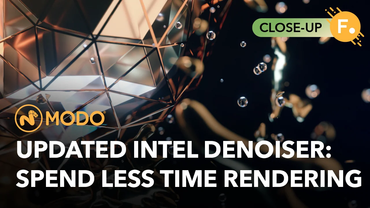 Modo 16.0 - Spend Less Time Rendering with Updated Intel Denoiser