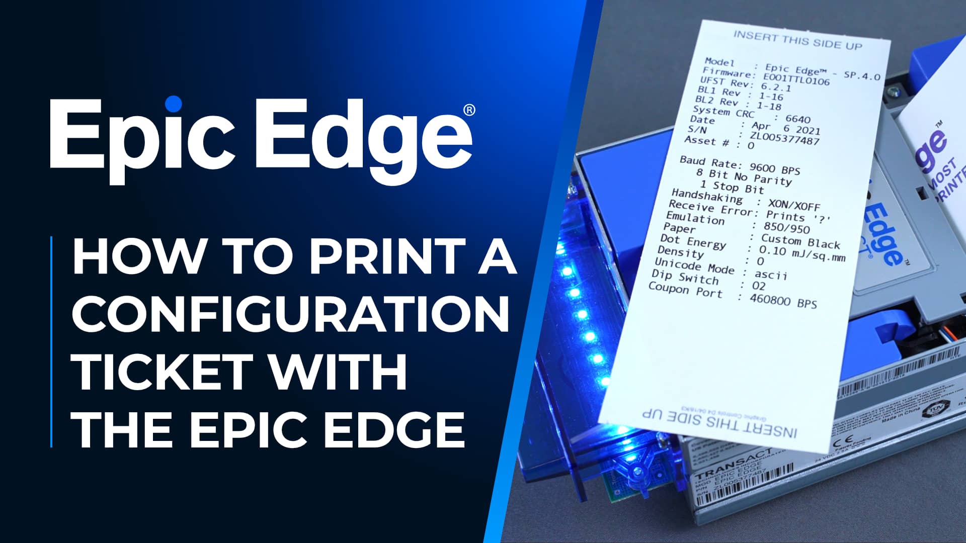 How to print an Epic Edge print configuration ticket on Vimeo