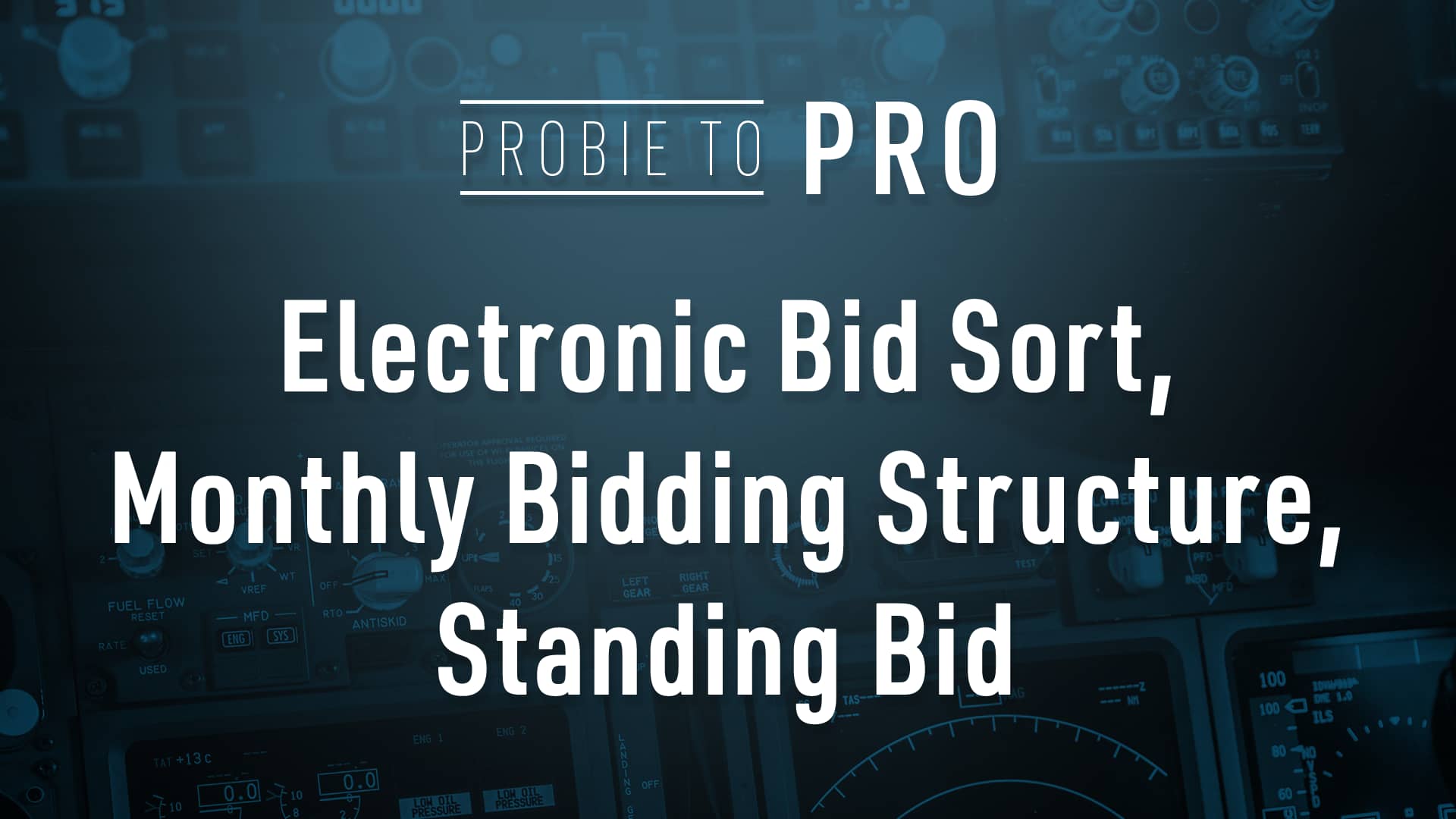 2.6 - Electronic Bid Sort, Monthly Bidding Structure, Standing Bid on Vimeo