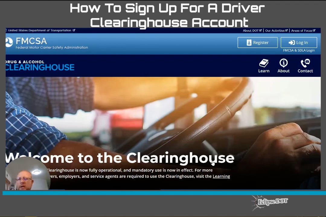How Sign in as a Driver to the Drug & Alcohol Clearinghouse