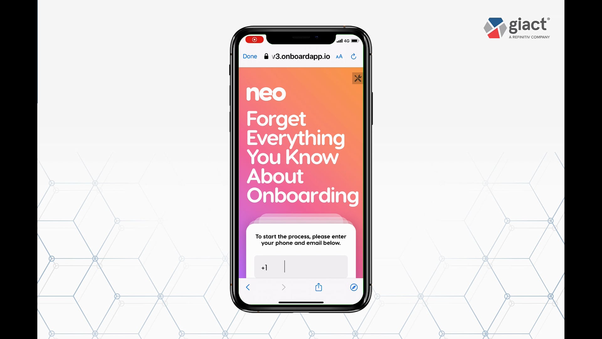 GIACT Onboarding, a Refinitiv Company on Vimeo