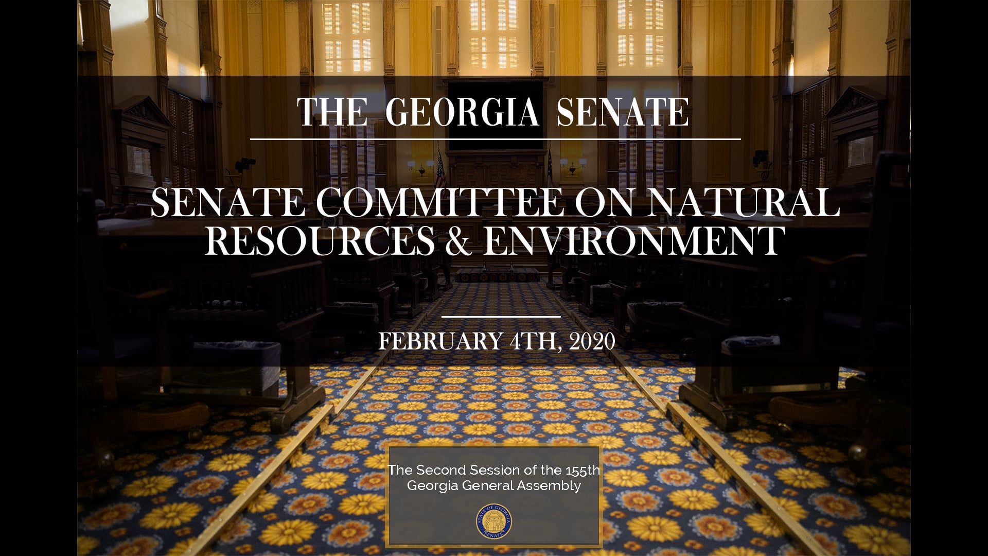Senate Committee on Natural Resources and Environment - 2/5/2020 on Vimeo
