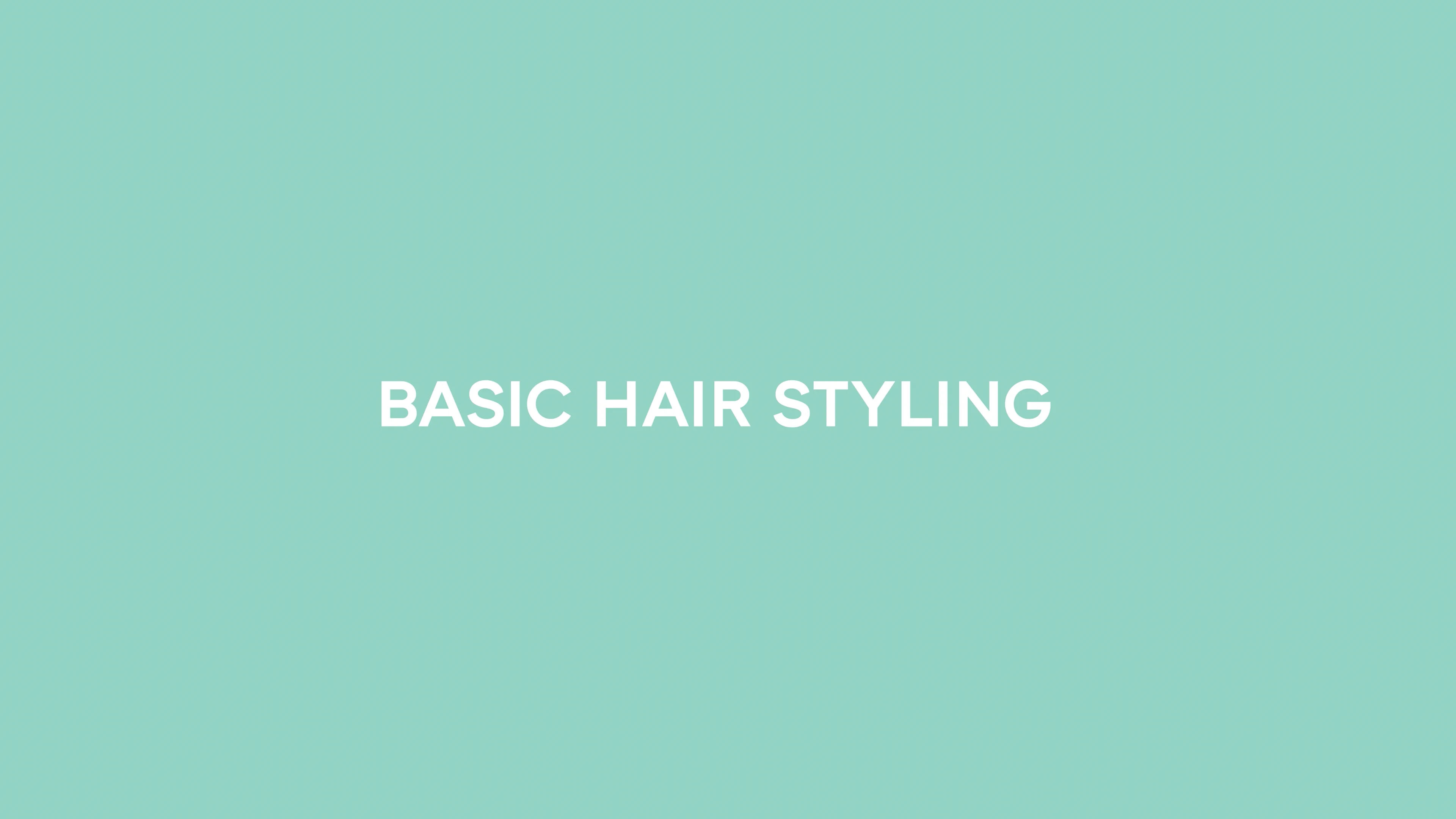 Essential Hair Styling Techniques: A Beginner's Guide on Vimeo