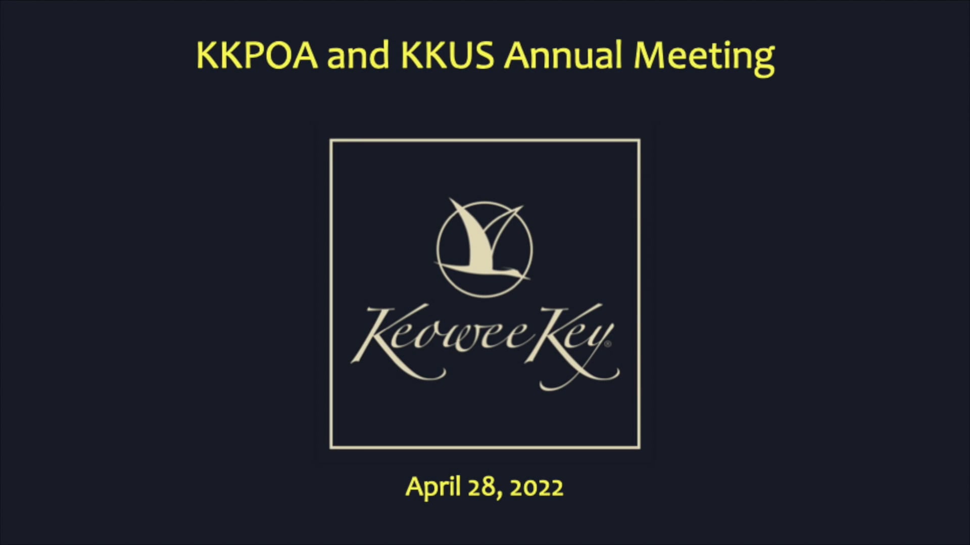 Keowee Key Forum Videos - 2022 Annual Meeting on Vimeo