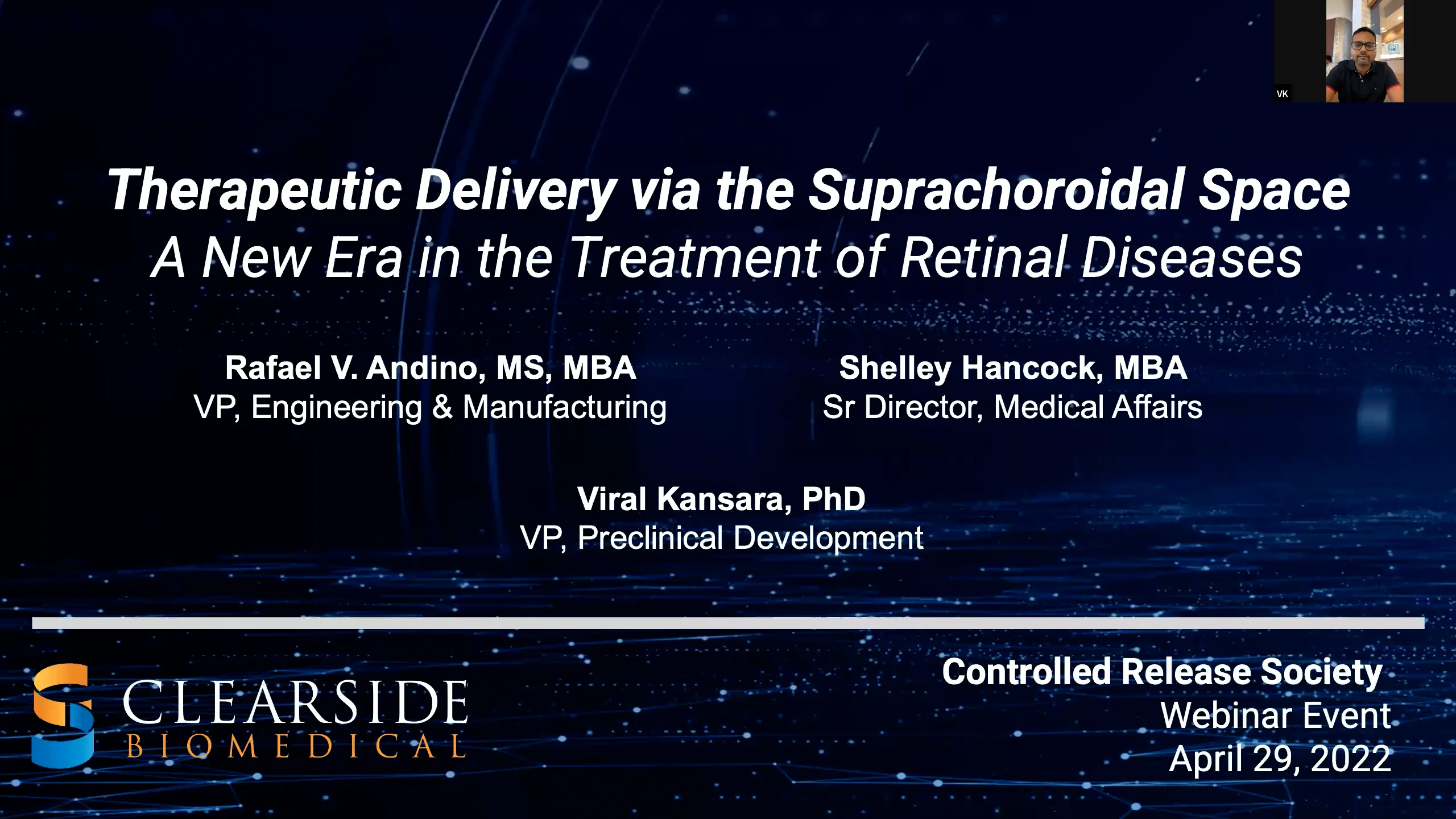Therapeutic Delivery via the Suprachoroidal Space - A New Era in the ...