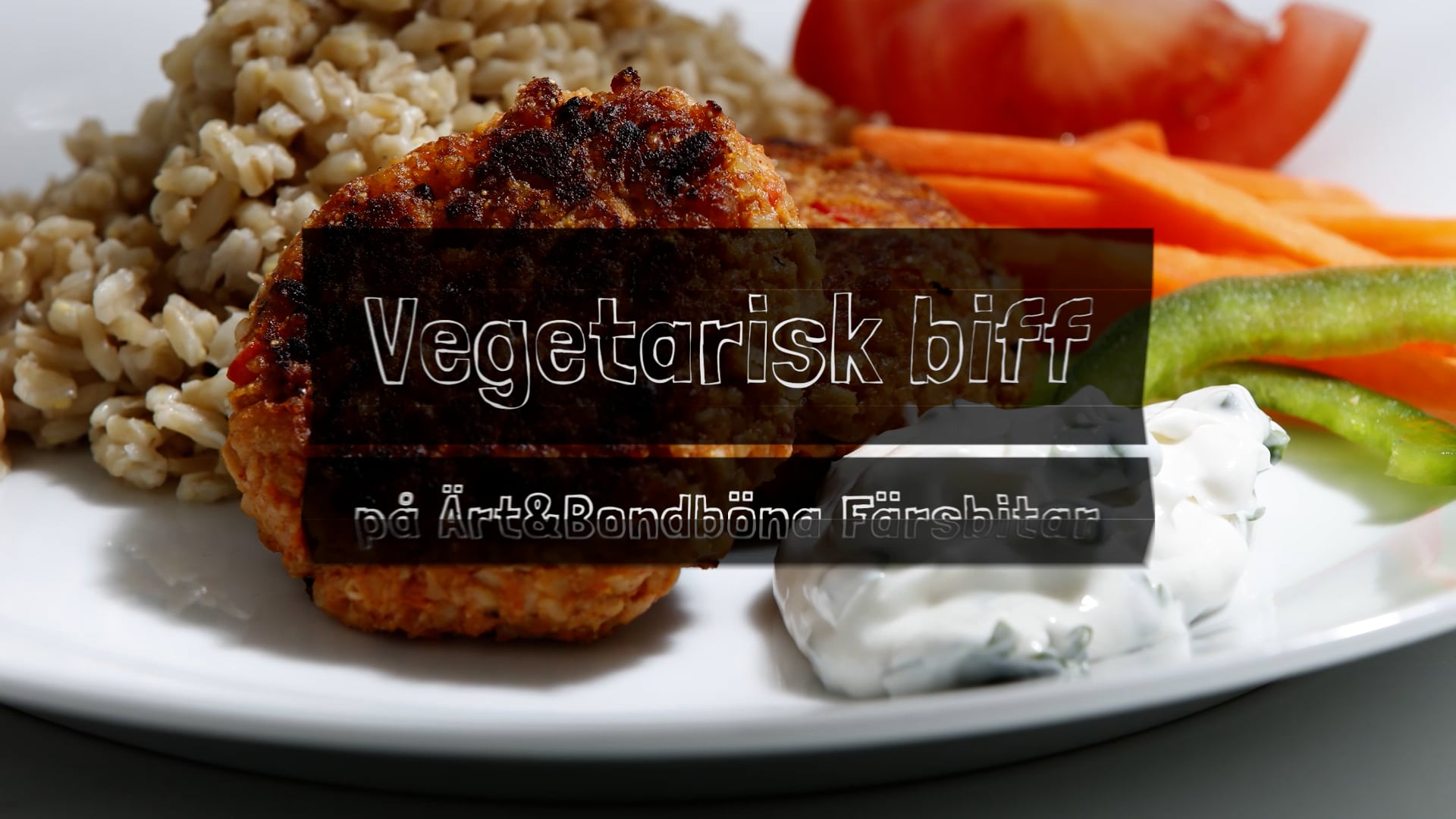 Vegetarisk biff – Ärt & bondböna on Vimeo
