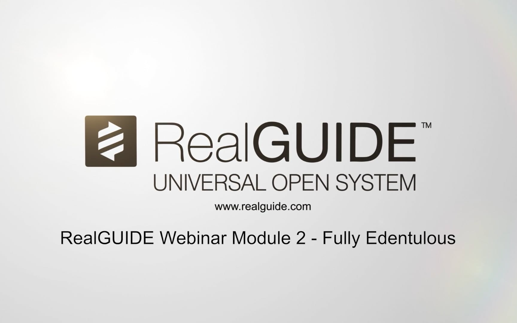 RealGUIDE Webinar - Module 2 - Fully Edentulous on Vimeo