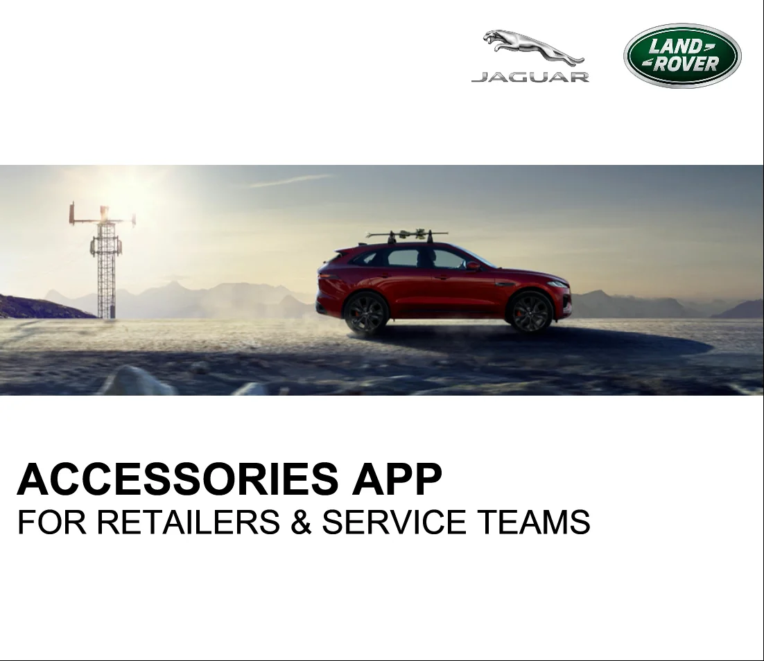 JLR Accessories App English Short Demo