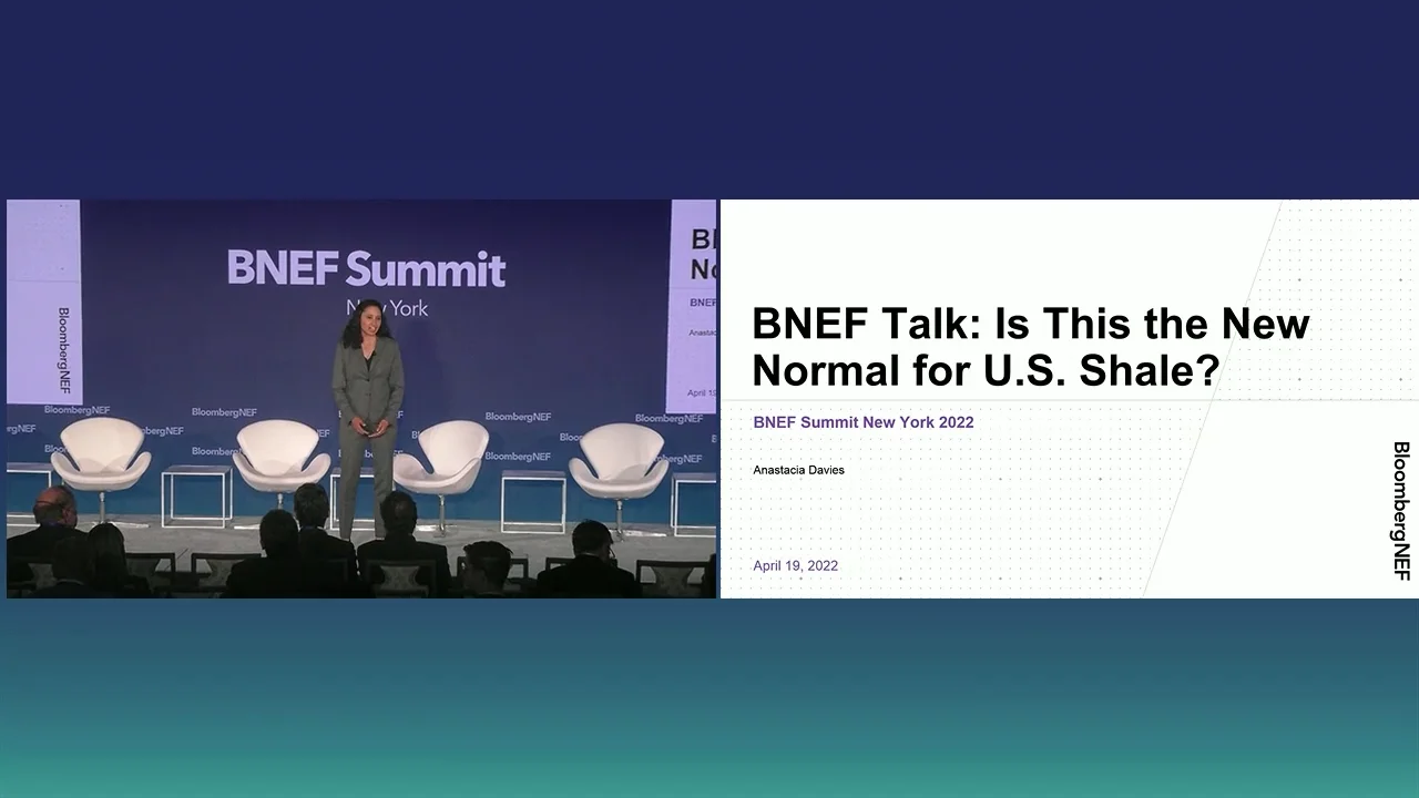 BNEF Summit: BNEF Talk: Is This the New Normal for Shale? on Vimeo