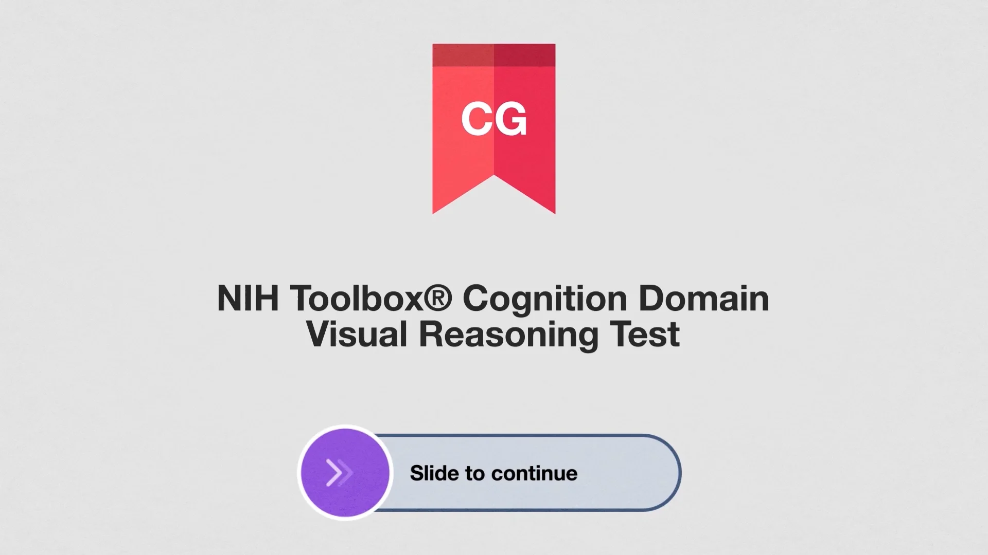 NIH Toolbox V3 - Visual Reasoning Test