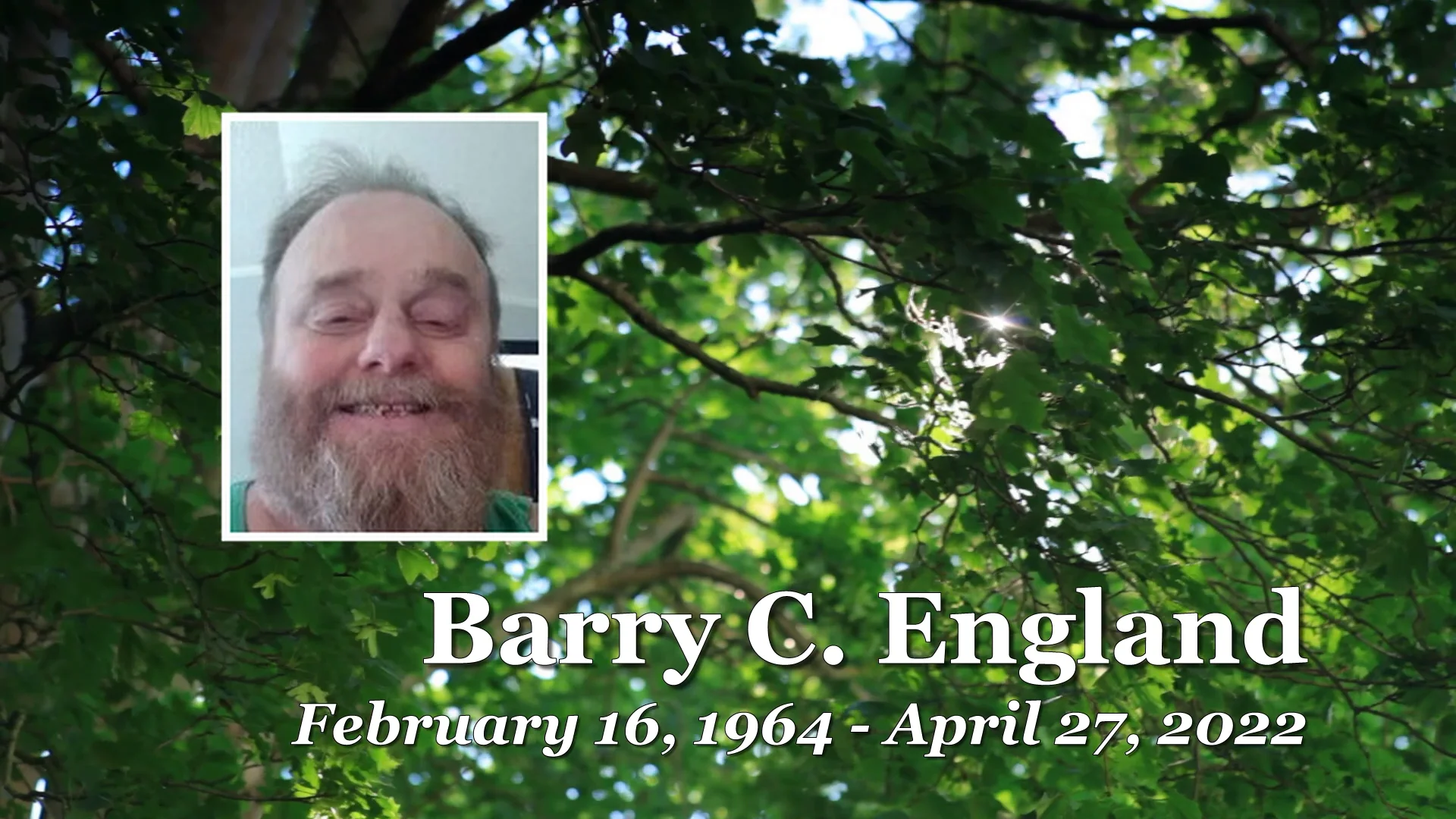 Barry C. England - Hensley Barry England.mp4 on Vimeo
