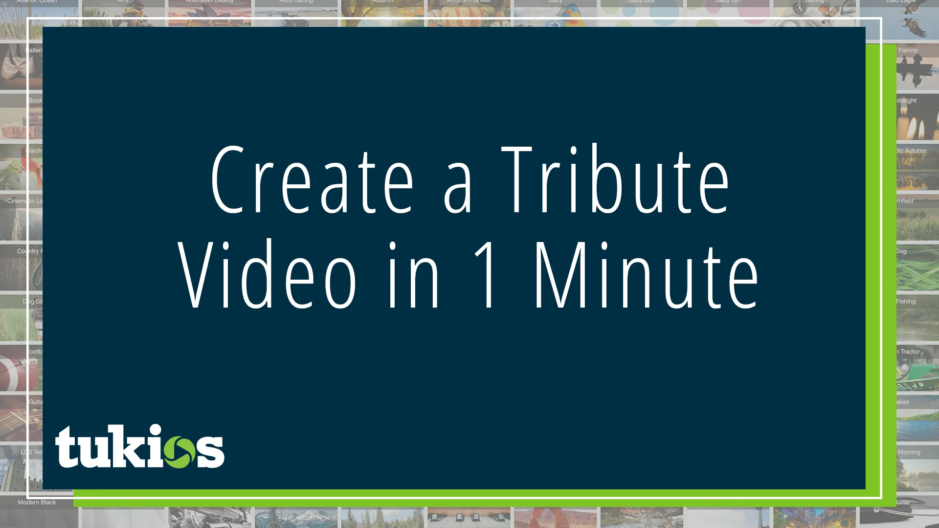 Tukios Make a Video in 1 Minute on Vimeo