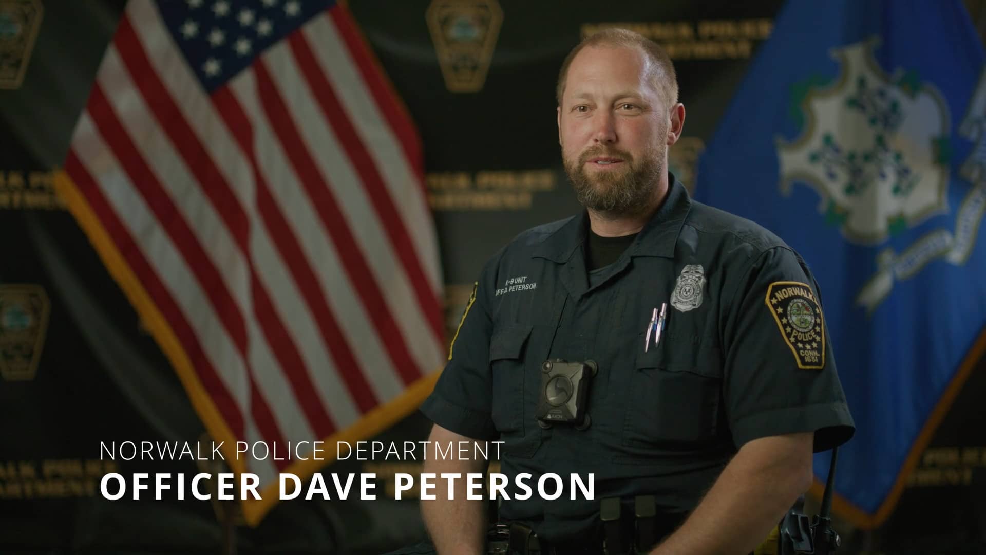 Norwalk Police Department - Officer Dave Peterson on Vimeo