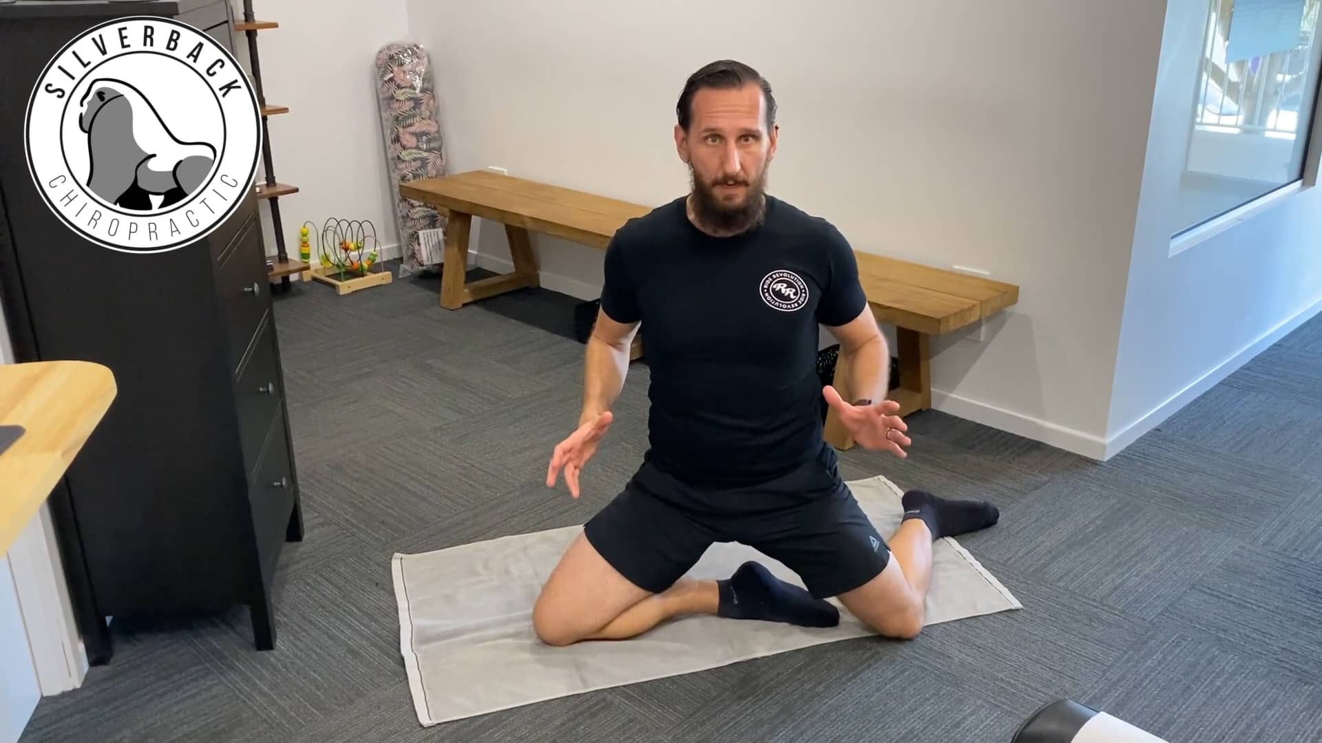 Windscreen Wiper Exercise Hip Mobility and Strengthening on Vimeo