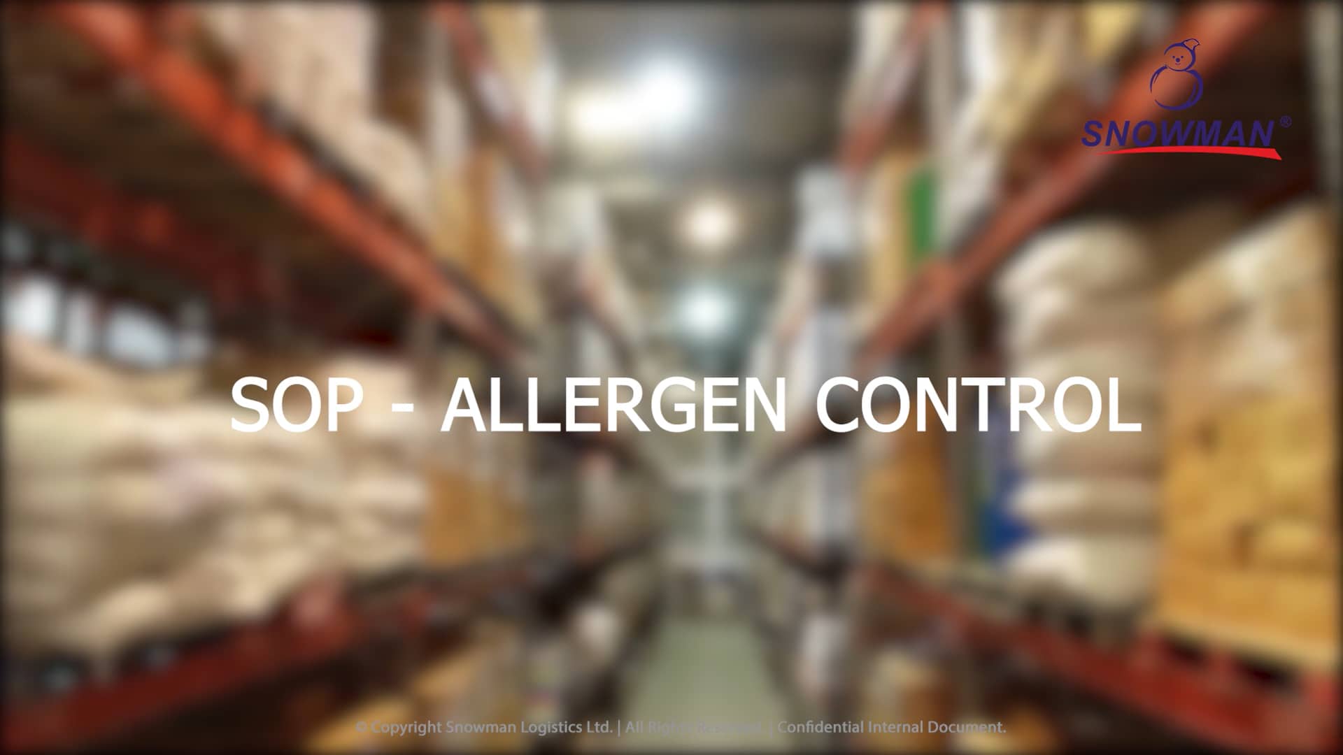 SOP_Allergen Control on Vimeo