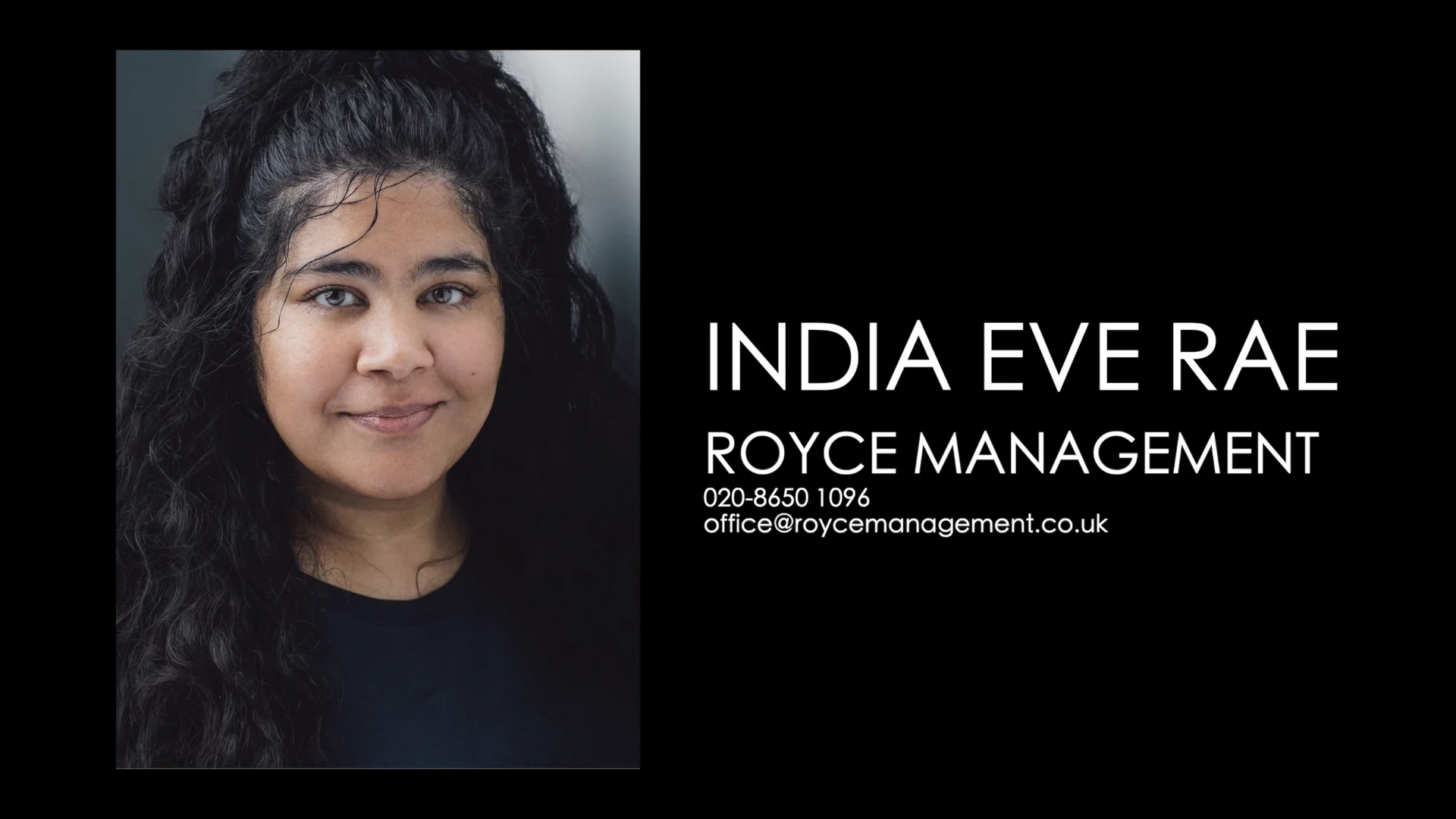 India Eva Rae Showreel 2022 on Vimeo