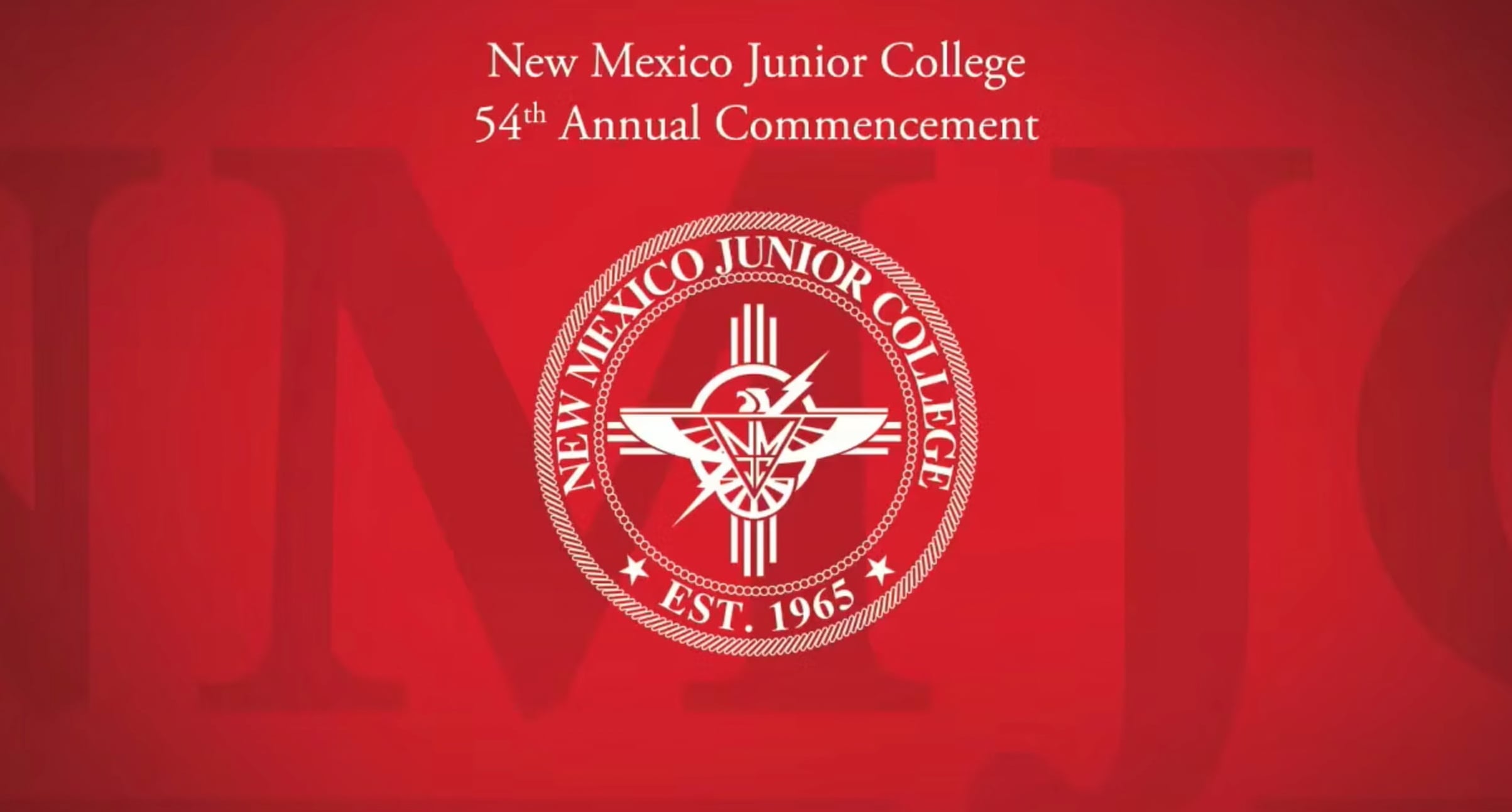 5/6 @7PM NMJC 2022 Commencement Ceremony on Vimeo
