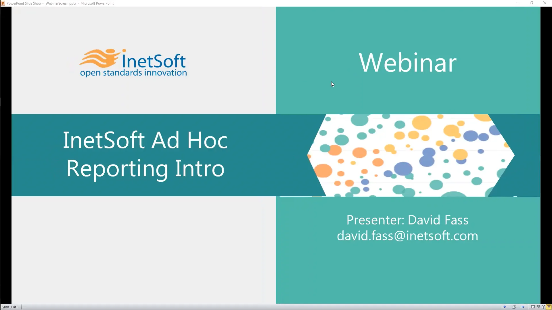 InetSoft Ad Hoc Reporting Intro (5-5-22)