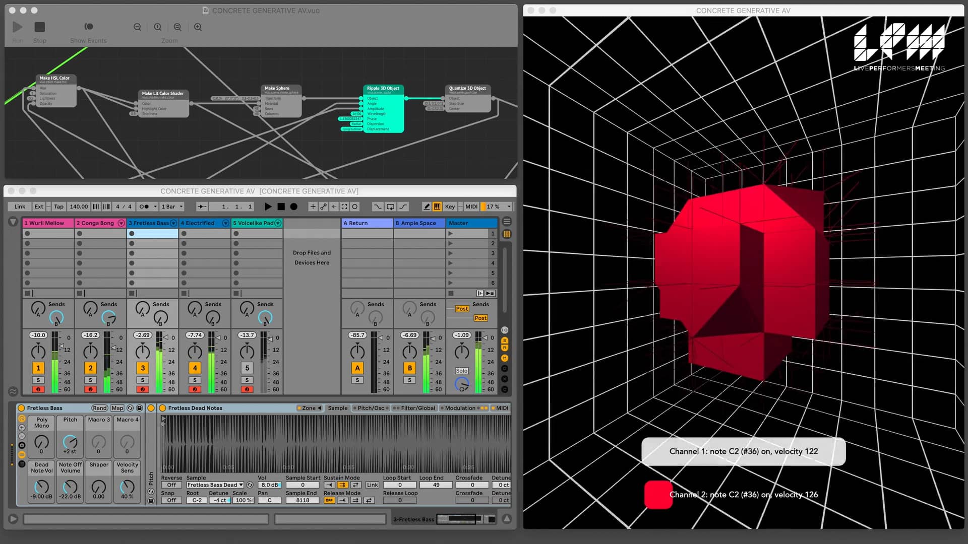AV Programming Workshop, Vuo / VDMX / Ableton Live - LPM Special ...