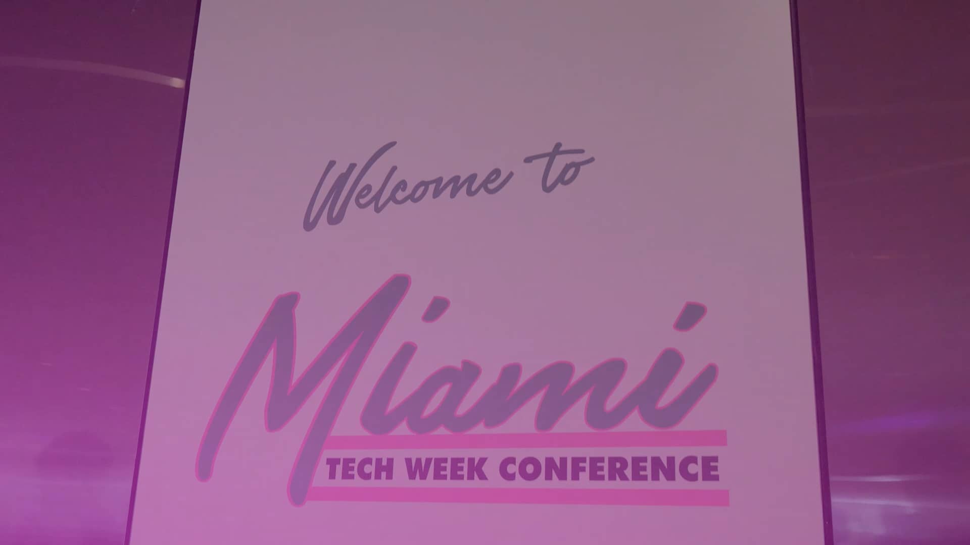 Miami Tech Week Livestream BTS on Vimeo