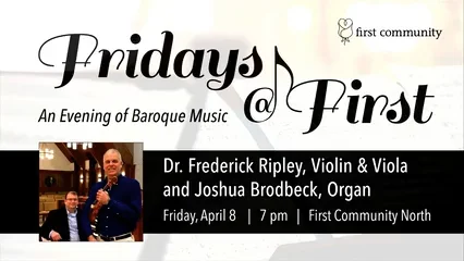 Frederick Ripley plays Vitali, Vivaldi, Bach, & Tartini on April 8 ...