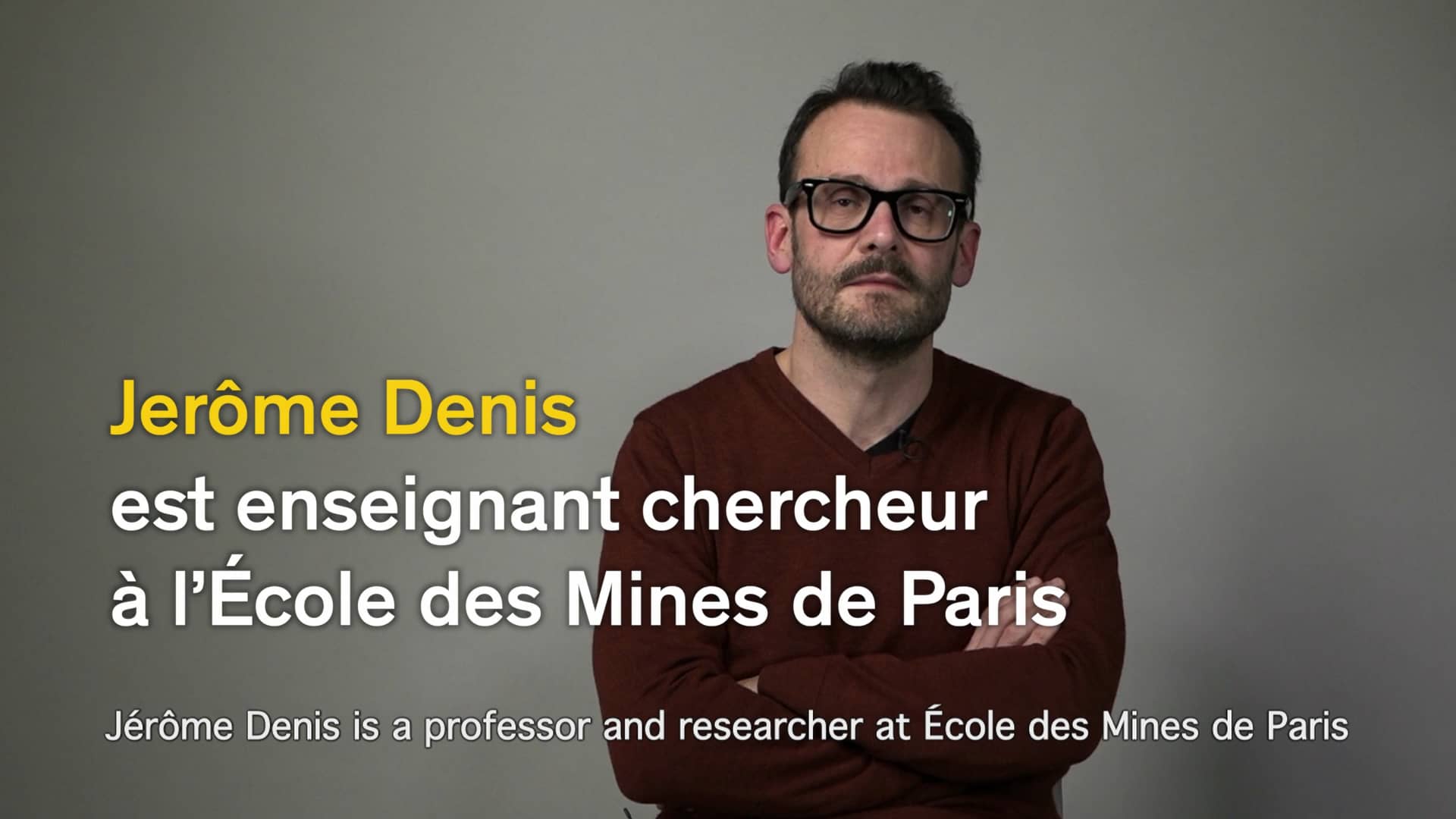 Jérôme Denis, PCA-STREAM, Stream Talks #5 on Vimeo