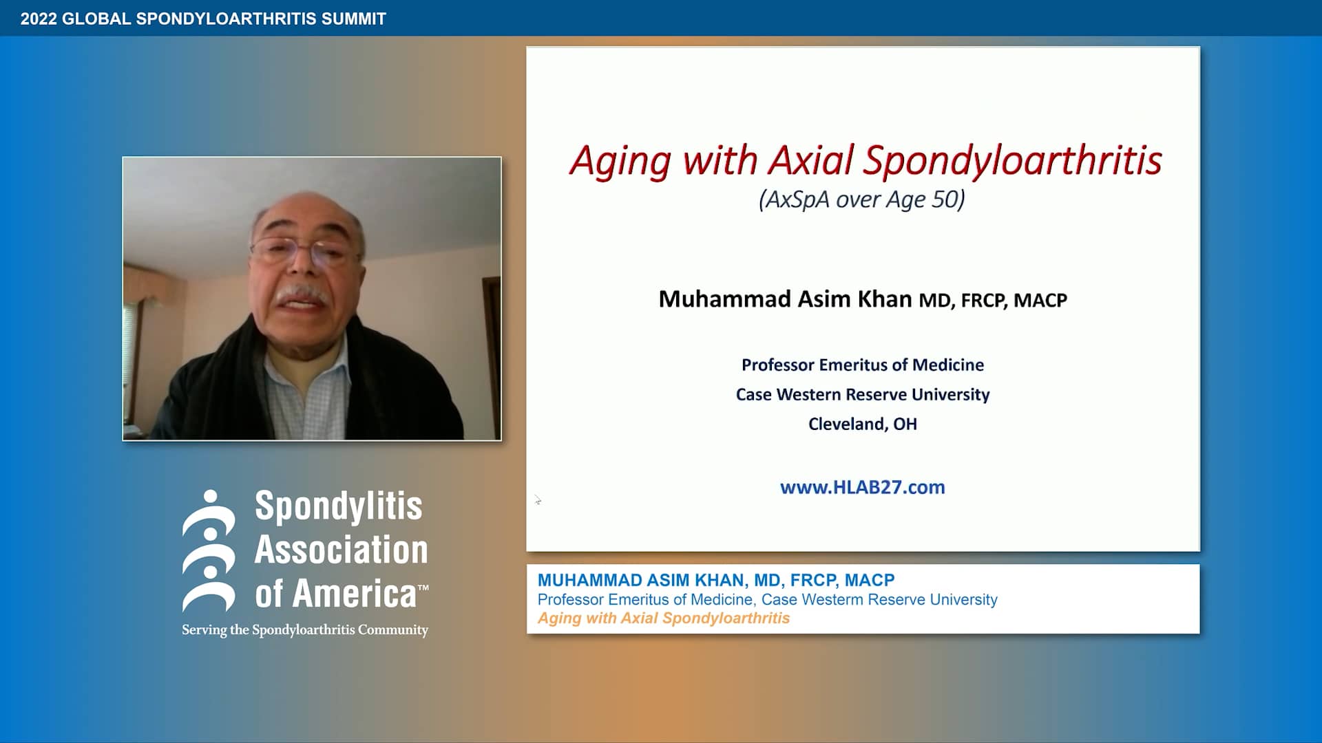 Muhammad Asim Khan, MD, FRCP, MACP on Vimeo