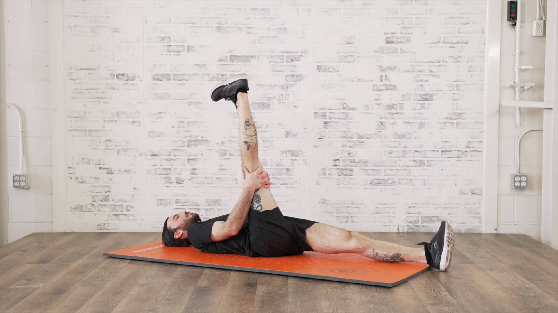 Supine Hamstring Stretch (Long) on Vimeo