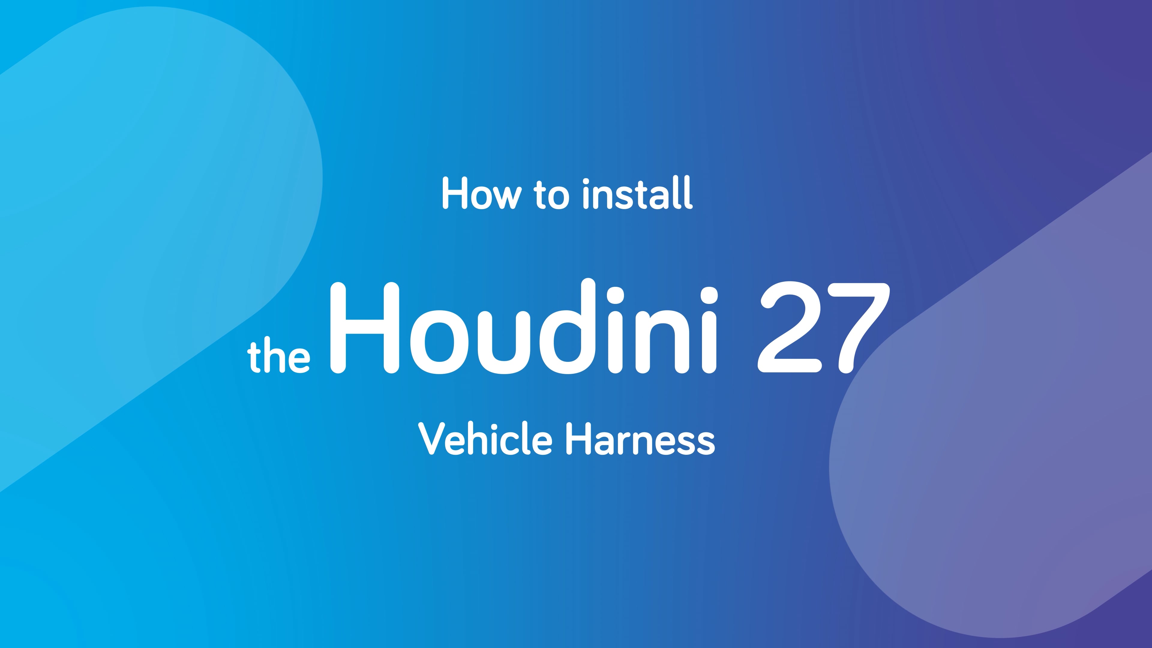How to Install Houdini 27 Harness 4k on Vimeo