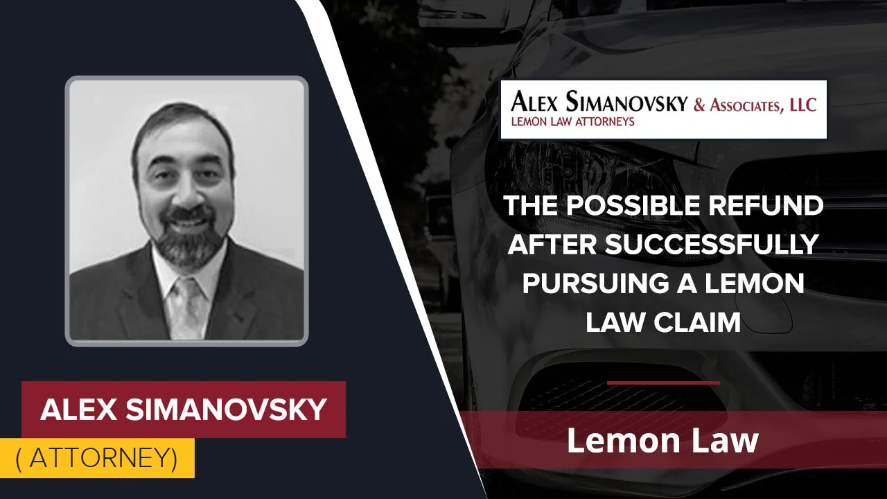 The Possible Refund After Successfully Pursuing A Lemon Law Claim ...