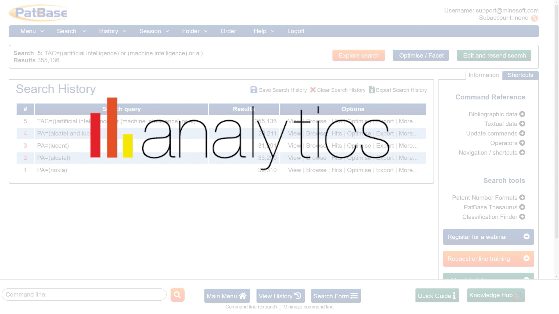 PatBase Analytics: Fast patent landscape analysis and reports on Vimeo
